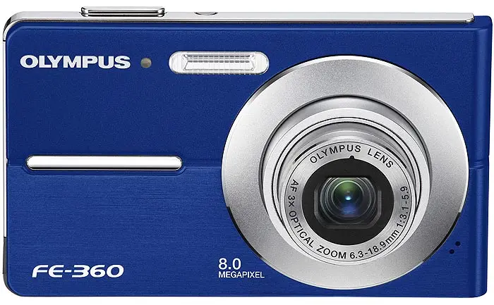 Olympus FE-360 - 3x optički zum, 8 MP - Blue