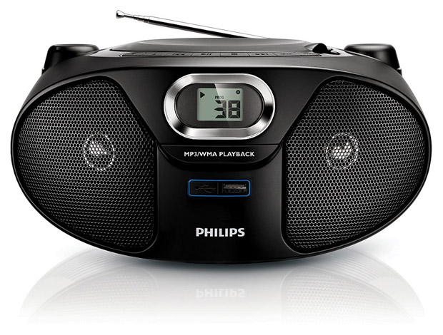 Prenosni CD MP3 USB player sa FM prijemnikom Philips AZ385/12