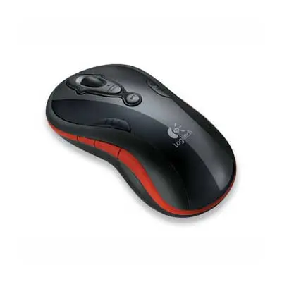 Logitech Media Play bežični miš - Crveni