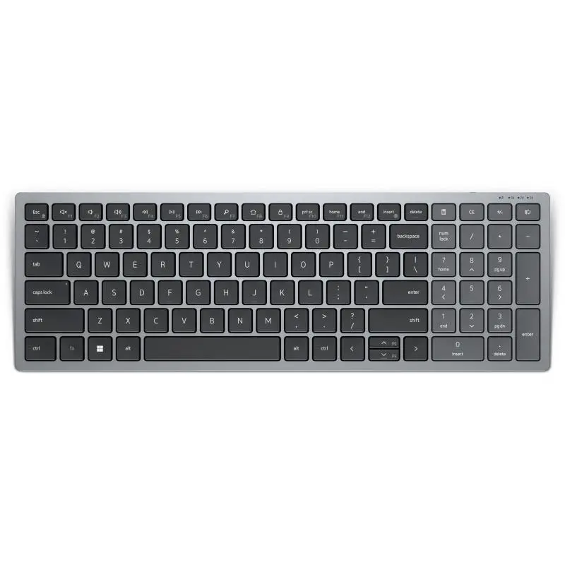 DELL KB740 Pro Plus Compact Multi-device US wireless tastatura siva
