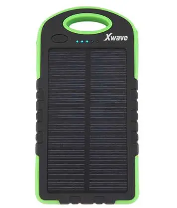 Xwave Powerbank Eksterna baterija 6000mAh Camp L 60 Green Sa mogućnošću solarnog punjenja