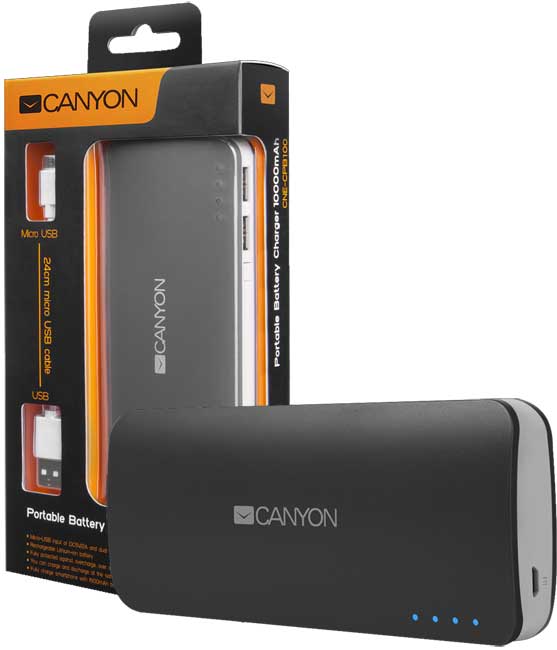 Canyon Powerbank Eksterna baterija 10.000mAh CNE-CPB100DG