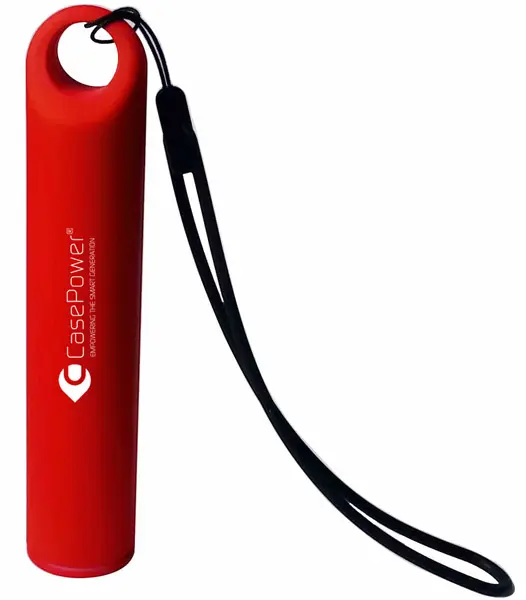 Pomoćna baterija za mobilne uređaje Powerbank Casepower Street Power crvena