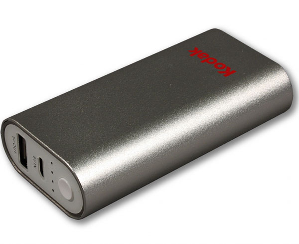 Kodak Power Bank pomoćna baterija za mobilne uređaje 5200 mAh srebrni 30411890