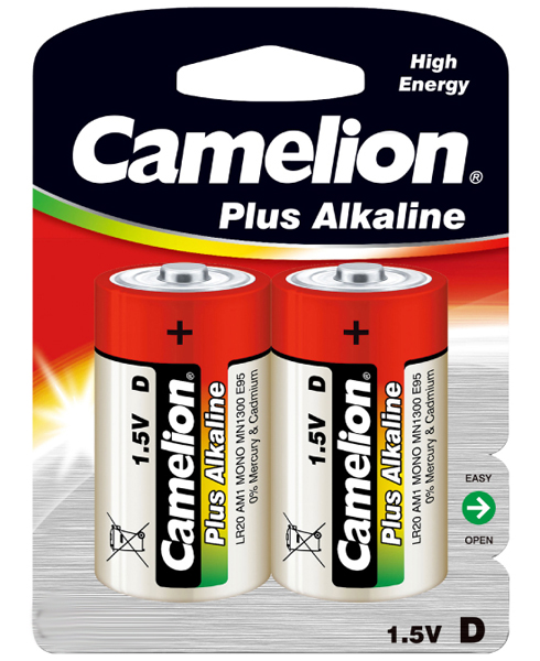 Camelion alkalne baterije tip D 1.5V CAM-LR20/BP2