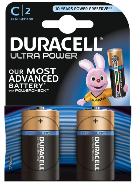 Duracell alkalne baterije tip C 1.5V DUR-TUR-LR14/BP2