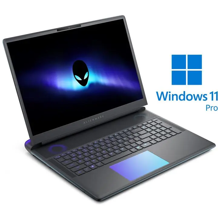 DELL Alienware 18 Area-51 18 inch QHD+ 300Hz 500nits Core Ultra 9 275HX 64GB 2TB SSD GeForce RTX 5090 24GB RGB Backlit Win11Pro gaming laptop