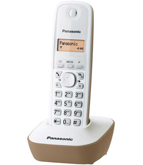 Bežični telefon Panasonic KX-TG1611FXJ bela-bež