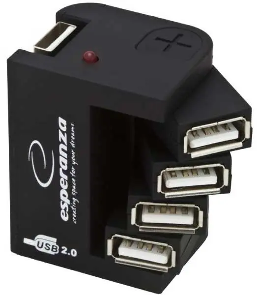 Esperanza USB hub 4 porta EA126