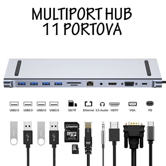 Moye Multiport Hub X11 serije TH-059