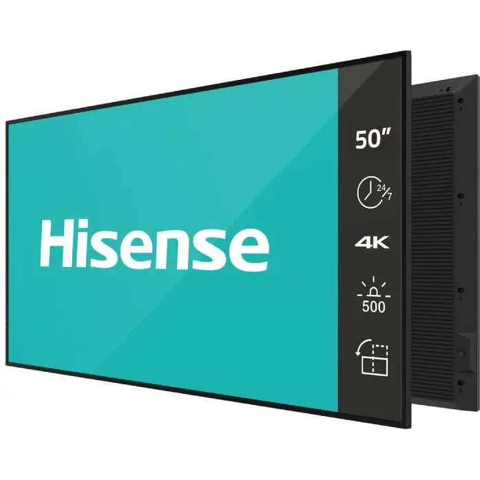 HISENSE 50 inča 50DM66D 4K UHD 500 nita Digital Signage Display - 24/7 Operation