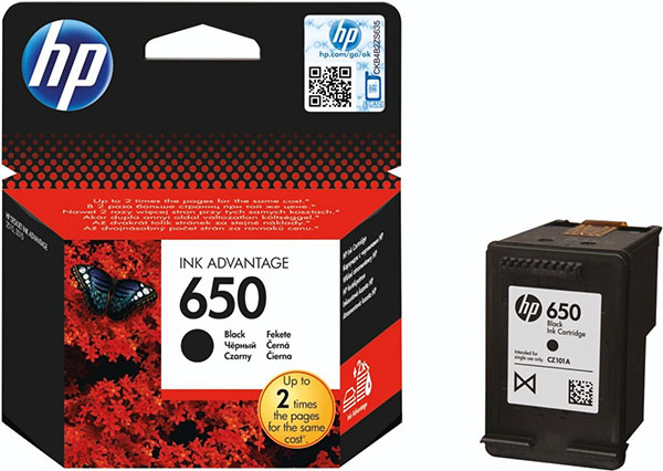 HP No.650 crni Original Ink Advantage Kertridž CZ101AE