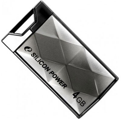 Silicon Power Flash Memorija 4GB USB 2.0 Touch 850 Titanium SP004GBUF2850V1T