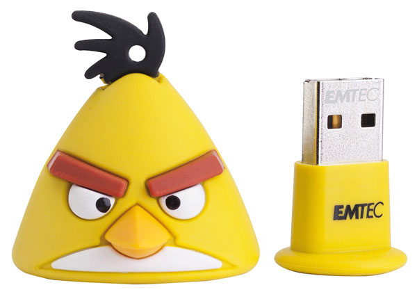 Emtec USB 2.0 A102 4GB Angry Birds Žuta Ptica 70073