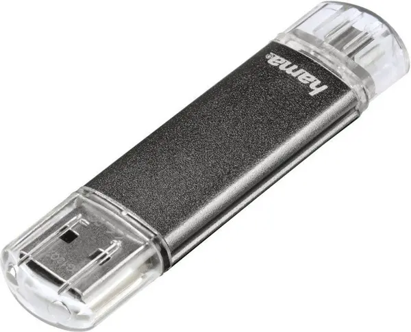 USB MicroUSB Flash memorija Hama Laeta Twin FlashPen 16GB 123957