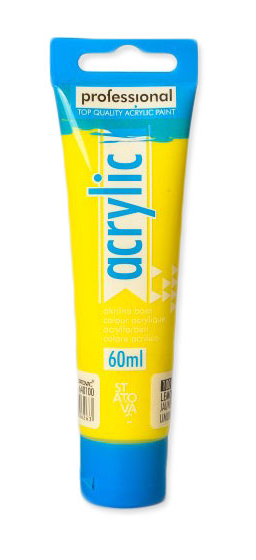 PROFESSIONAL Acrylic - Akrilna boja Lemon Yellow 60ml 640100