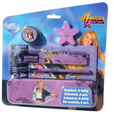 Canenco školski pribor Hannah Montana - poklon set CN10645HA