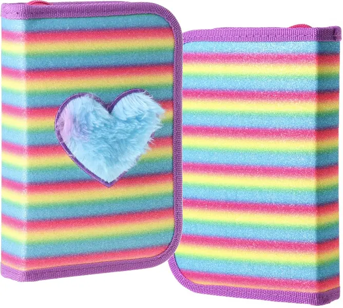 Puna pernica Decker Plush heart