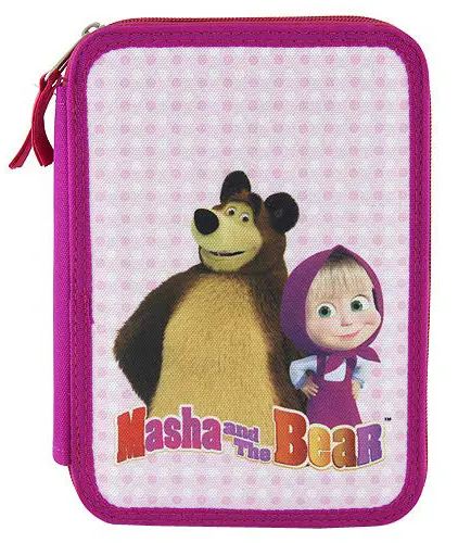 TARGET Double Pencile Case - Pernica puna MASHA AND THE BEAR 17642