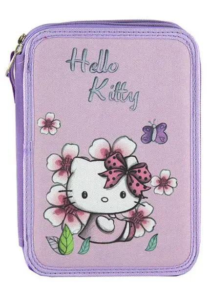 TARGET Double Pencile Case - Pernica puna HELLO KITTY Friends of Nature 19683