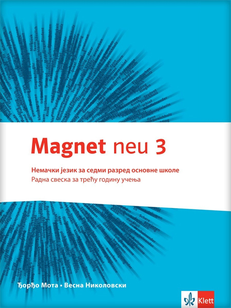 Klett Nemački jezik 7 Radna sveska za sedmi razred Magnet 3 neu