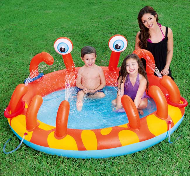 Bestway Bazen za bebe sa prskalicama Crab 53058