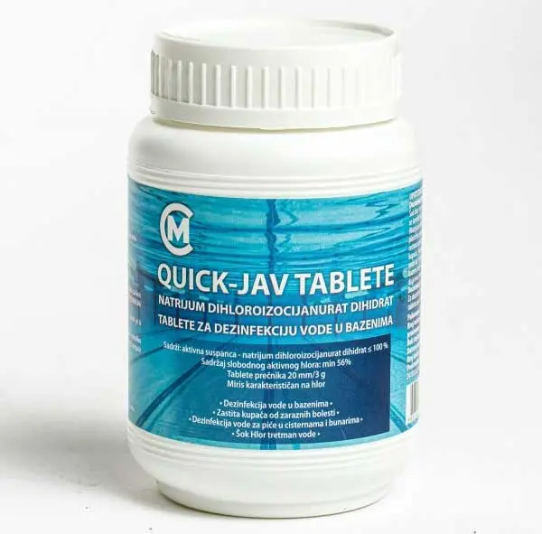 Tablete za dezinfekciju vode Quick Jav 400g