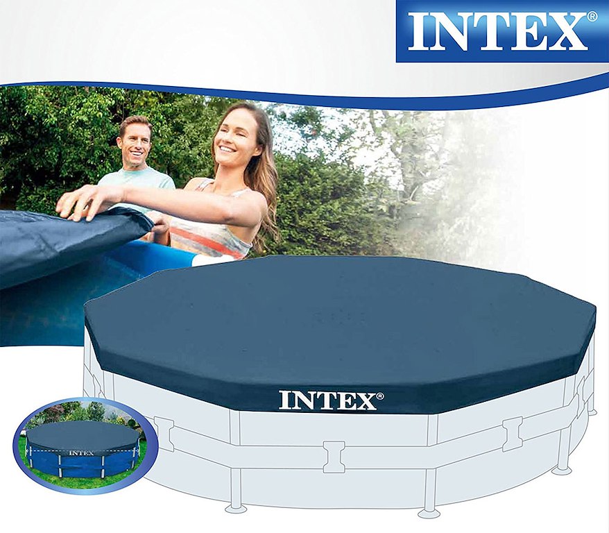 Pokrivač Za Bazene Sa Metalnom Konstrukcijom Prečnika 457 cm Intex 28032