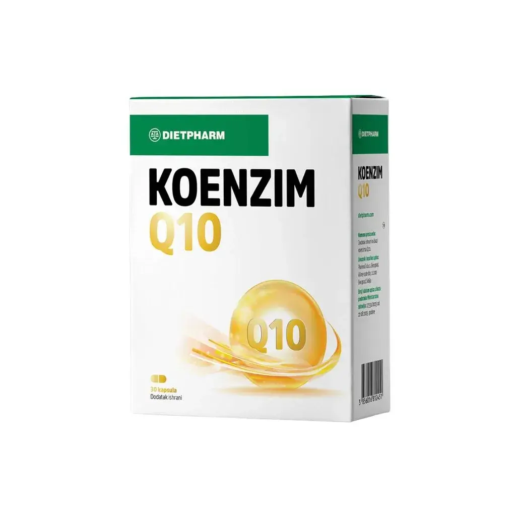 Dietpharm Dodatak ishrani u kapsulama Koenzim Q10, 30 kapsula