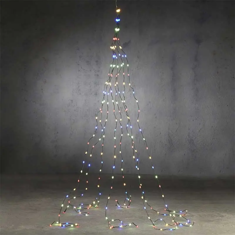 Lampice za jelku 256LED Multicolor 1.6m Luca Lighting