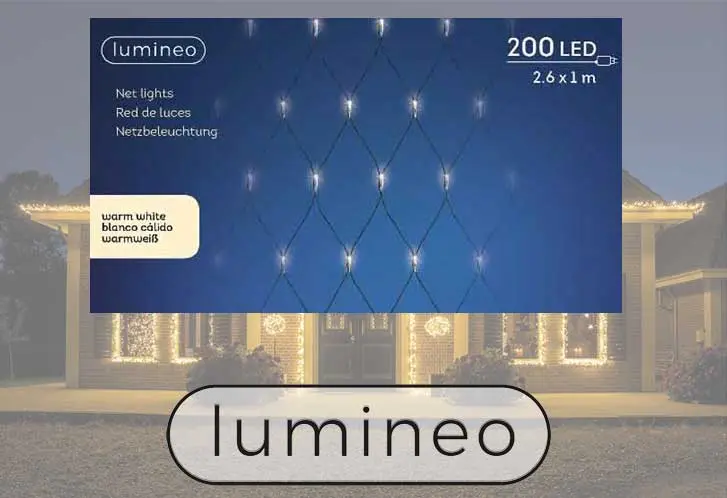 Lumineo Novogodišnja LED mreža za spoljnu i unutrašnju upotrebu 1 x 2.6 m 49.4881