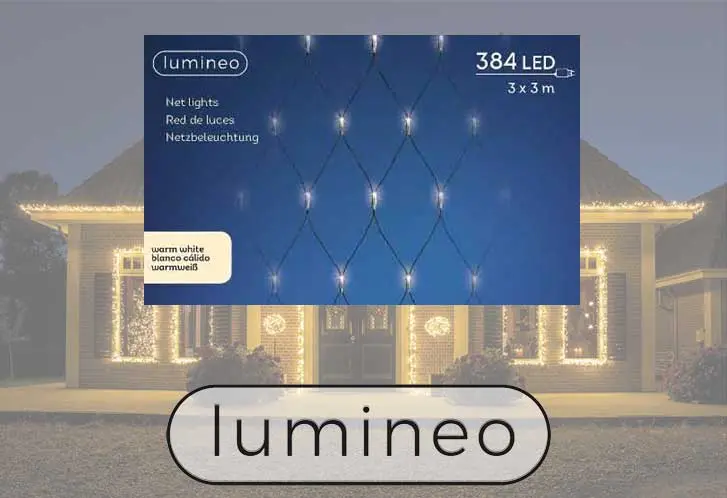 Lumineo Novogodišnja LED mreža za spoljnu i unutrašnju upotrebu 3 x 3 m 49.4883