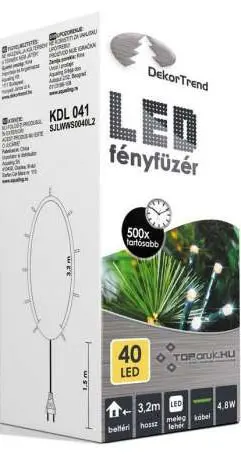 Novogodišnje sijaličice - lampice 40 LED sijalica hladno bela KDL 042