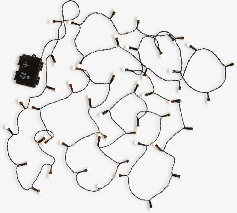 Novogodišnje lampice na baterije 50LED 490cm
