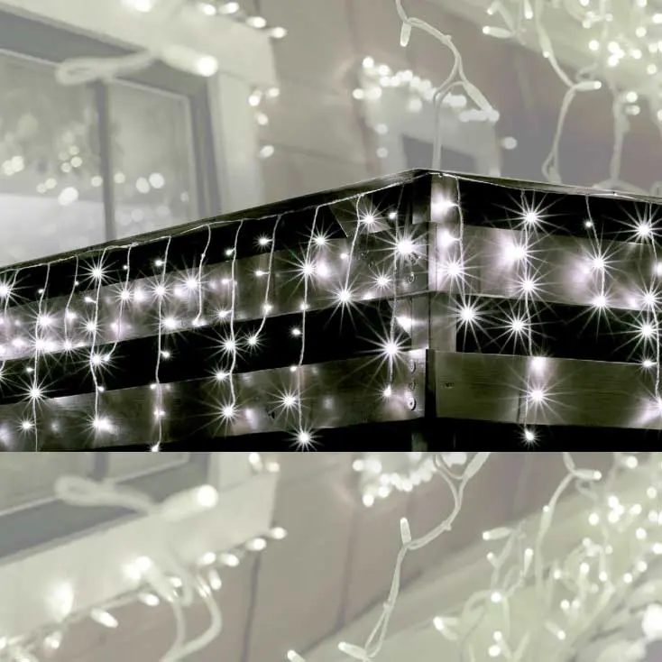 Novogodišnje lampice Ledenice 600 LED KKF608/WH