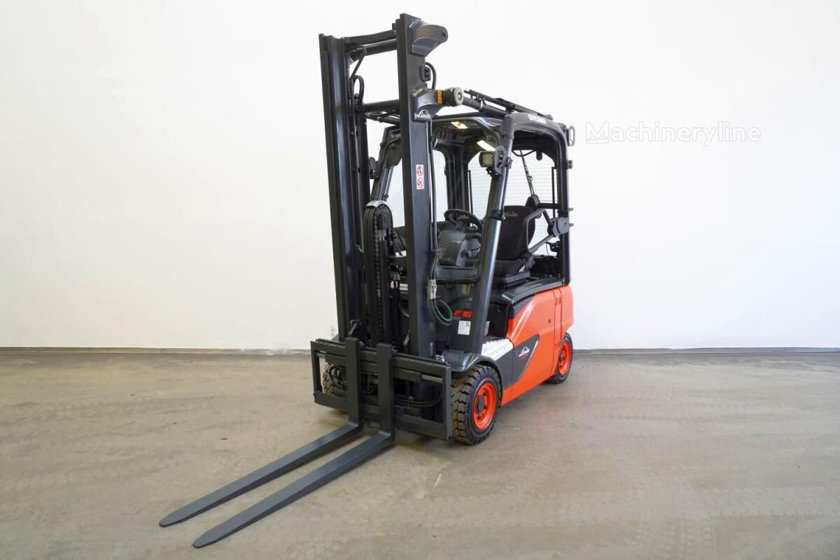 Linde E 16 P EVO 386-02 električni viljuškar