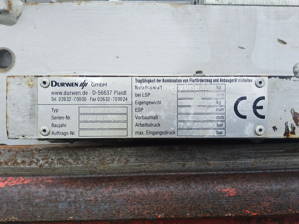 Durwen ZVP 45-S viljuške