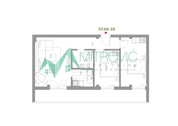 Trosoban stan na prodaju, 71m2, 148.110€