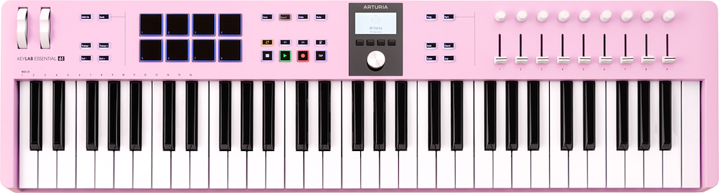 Arturia KeyLab Essential 61 mk3 Rose Quartz MIDI kontroler