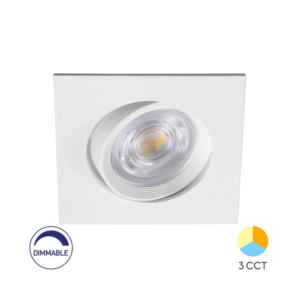 SPOTLED 7W SQR BELA DIM 3IN1 LED SPOTLIGHT