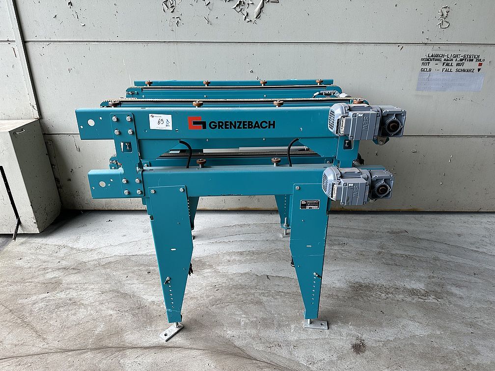 Grenzebach EZT 1400 x 760 mm valjkasti transporter