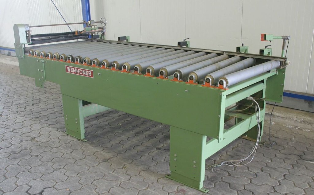 Wemhöner Typ 1100 x 3200 mm valjkasti transporter