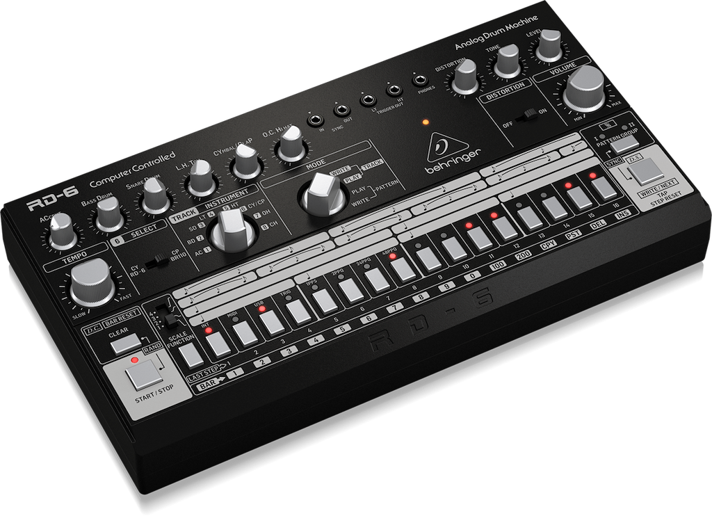 Behringer RD-6-Black Analoge Drum Machine