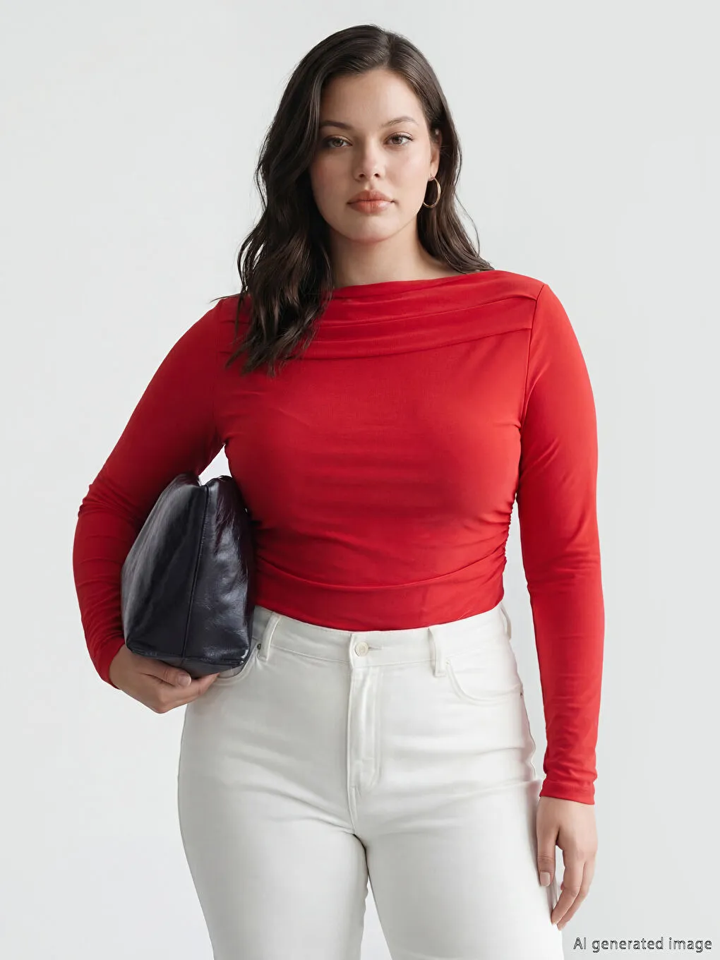 LCW Vision Bluza Sa Naboranim Dekolteom