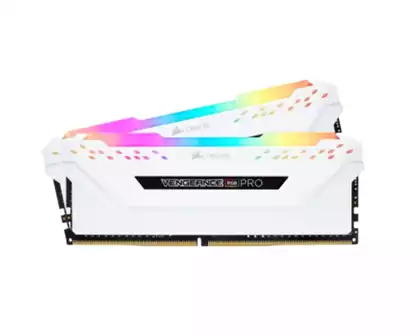 CORSAIR RAM Corsair VENGEANCE RGB PRO DDR4 32GB (2x16GB) 3200MHz CMH32GX4M2E3200C16W