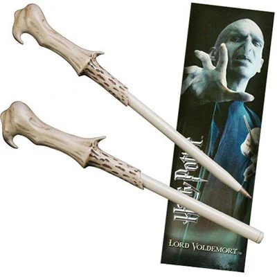Hemijska olovka i bukmarker set - Harry Potter, Voldemort Wand
