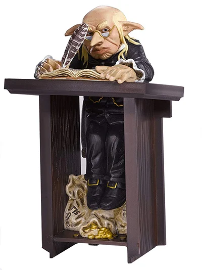 Kolekcionarska figurica - Harry Potter, Magical Creatures, Gringotts Goblin