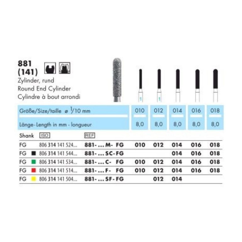 BORER DIJAMANT ZA TURBINU 881F 014- FINIRER