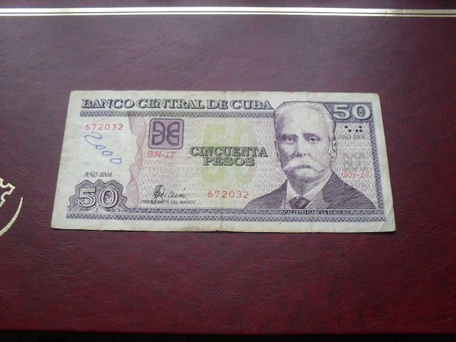 50 Pesos - Cuba 2008.