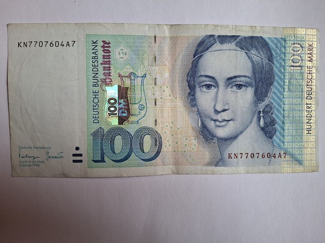 100 maraka 1996 NEMAČKA